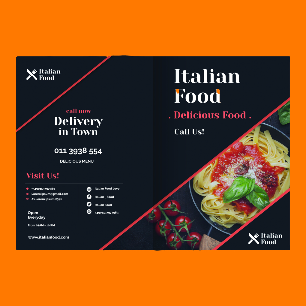 Bi-Fold Menu Card - MegaDigitalPrint